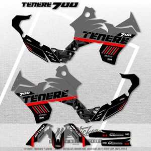 Yamaha Tenere 700 2019-2024 Graphic Kit - Stickers - Etsy