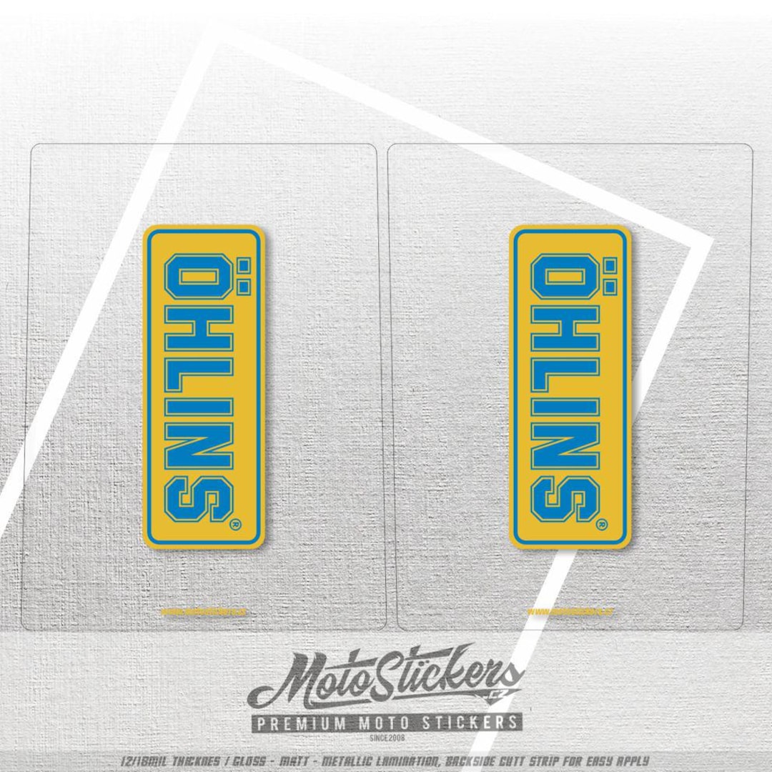 Ohlins Upper Fork Decals Motorcycle Graphic Motocross Enduro Clear - Etsy