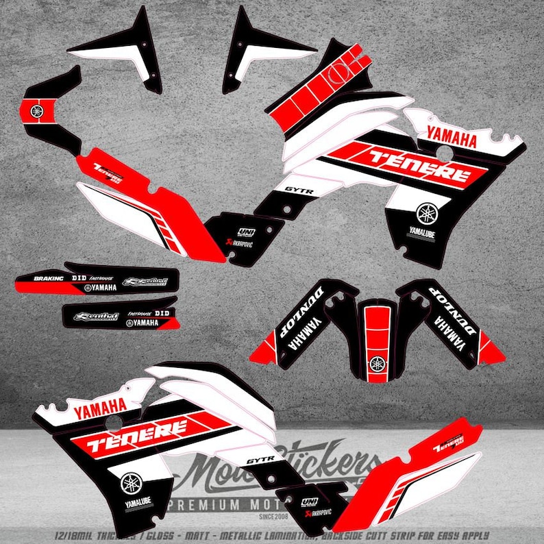 Yamaha Tenere 700 2019-2024 Graphic Kit - Stickers - Etsy