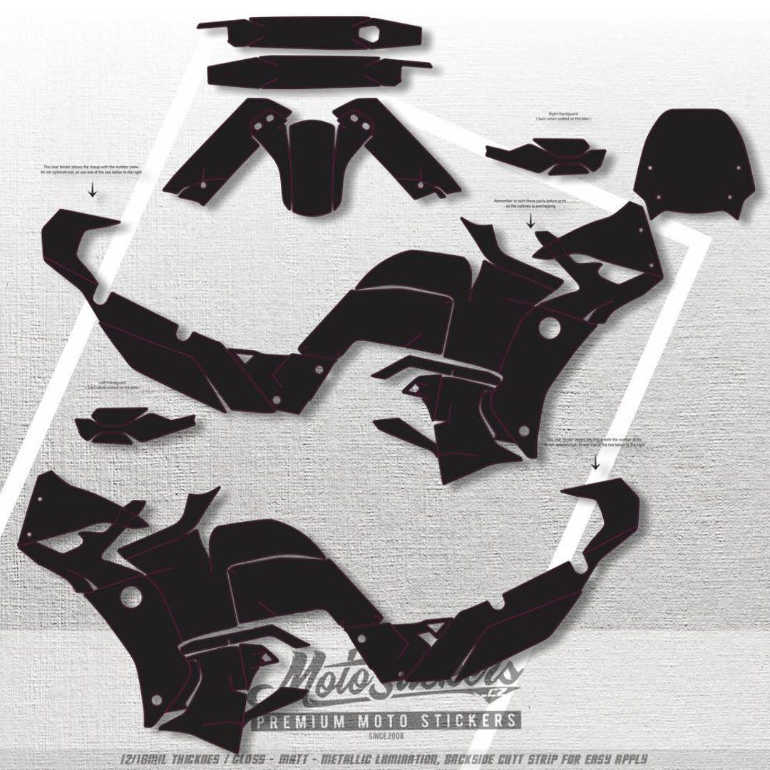 Yamaha - Tenere 700 World Raid Vector Graphics MX Template 1:1 - Etsy