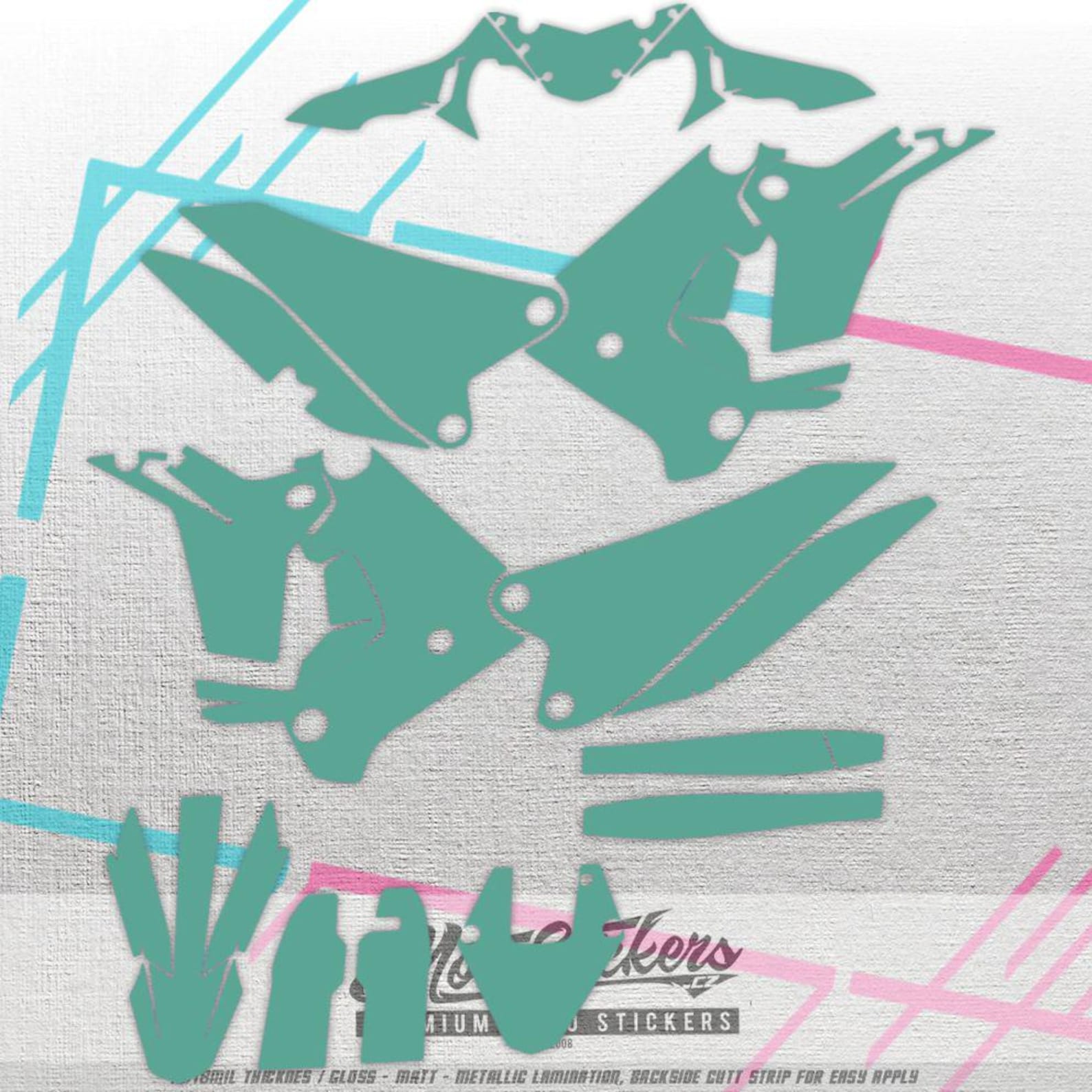 Kove 450 Rally Vector Graphics MX Template 1:1 - Etsy