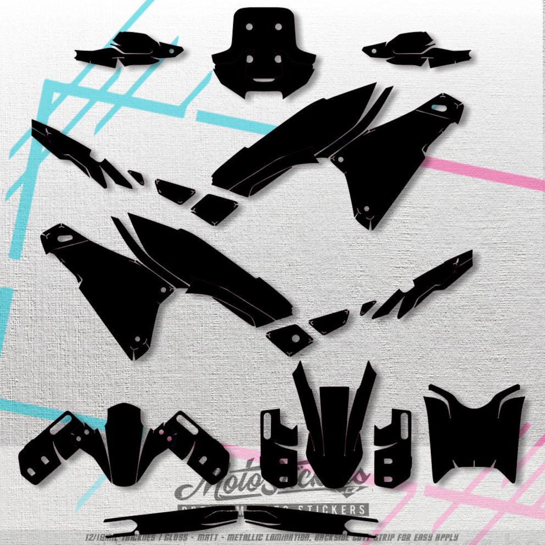 Cfmoto 450 MT 2024-2025 Vector Graphics MX Template 1:1 - Etsy