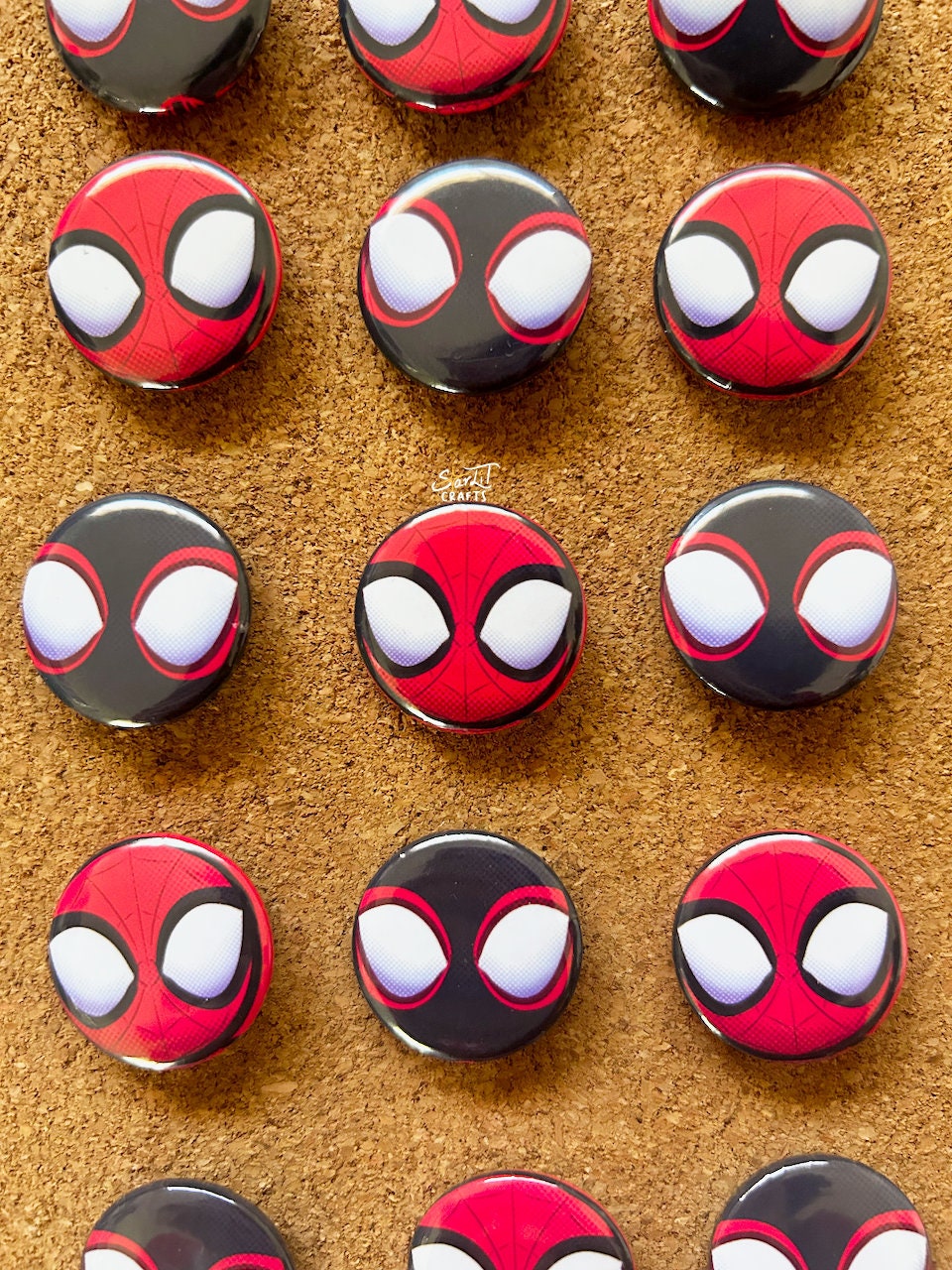 Spider-man Buttons - Etsy