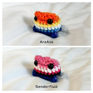 Mini Pride Frogs Amigurumi Crochet - Etsy