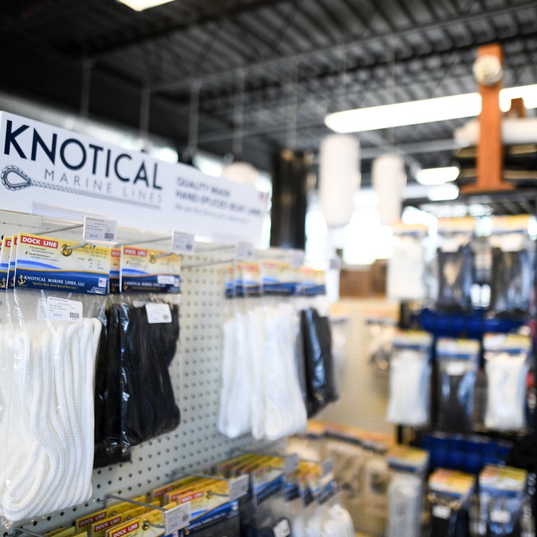 Mooring Line 5/8" Diameter Line X 6'. Premium 3 Strand Nylon Stainless ...