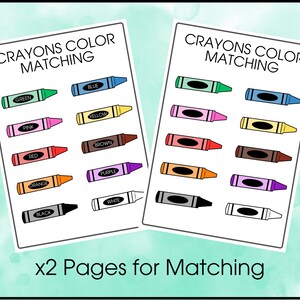 Color Matching Game Busy Book Printable Educational Activity Busy ...