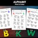 Alphabet Coloring Pages Preschool Printable ABC Worksheets Letters A-Z ...