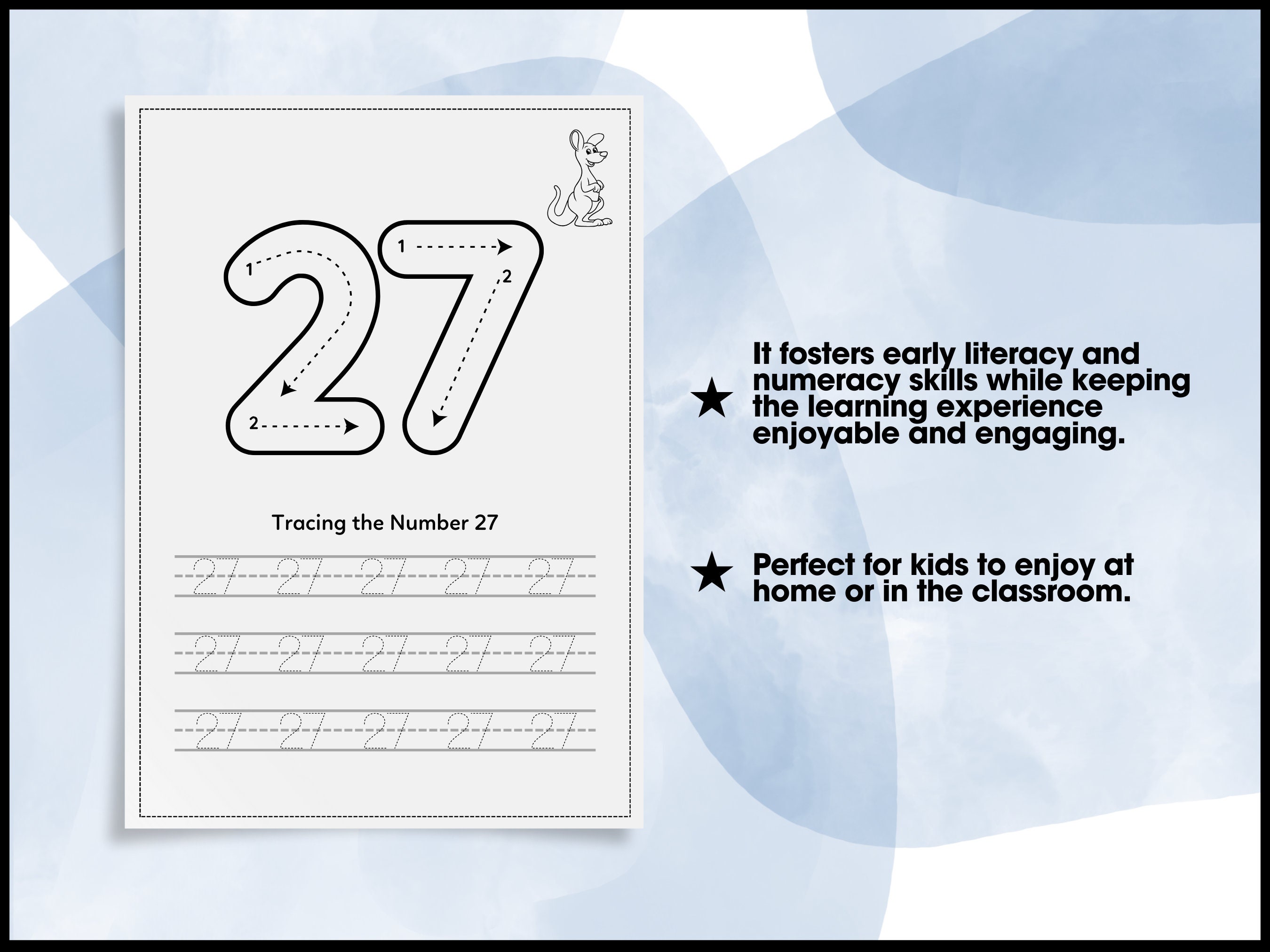 30 Number Tracing Worksheets, Traceable Numbers, Preschool Worksheets ...