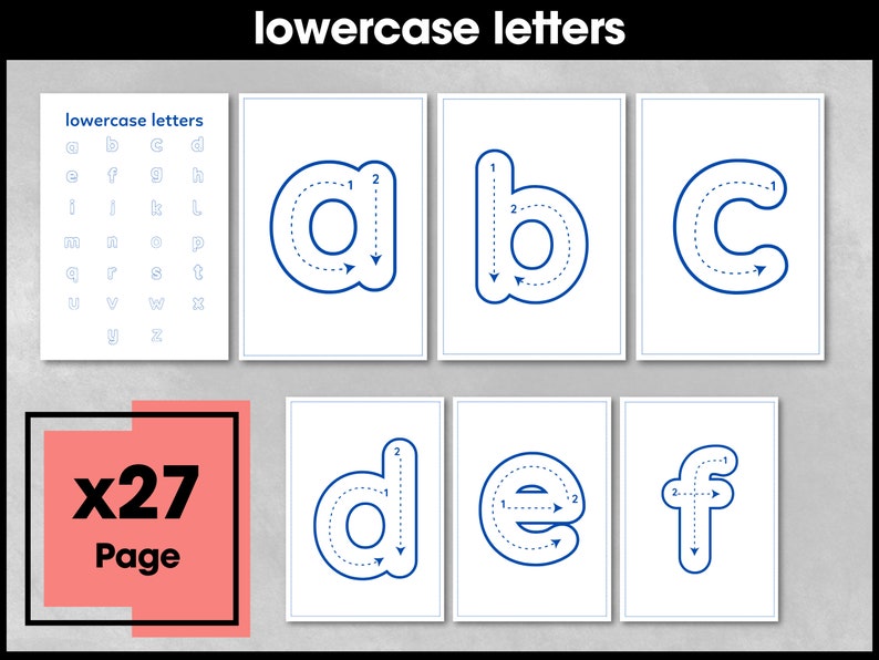 Trace Letters, All 26 Letters, Color the Letters. Trace Numbers. Color ...
