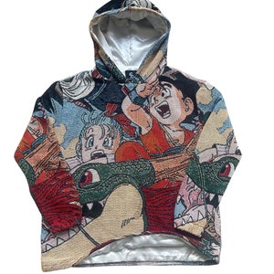 Anime Silk Lined Tapestry Sweater - Etsy