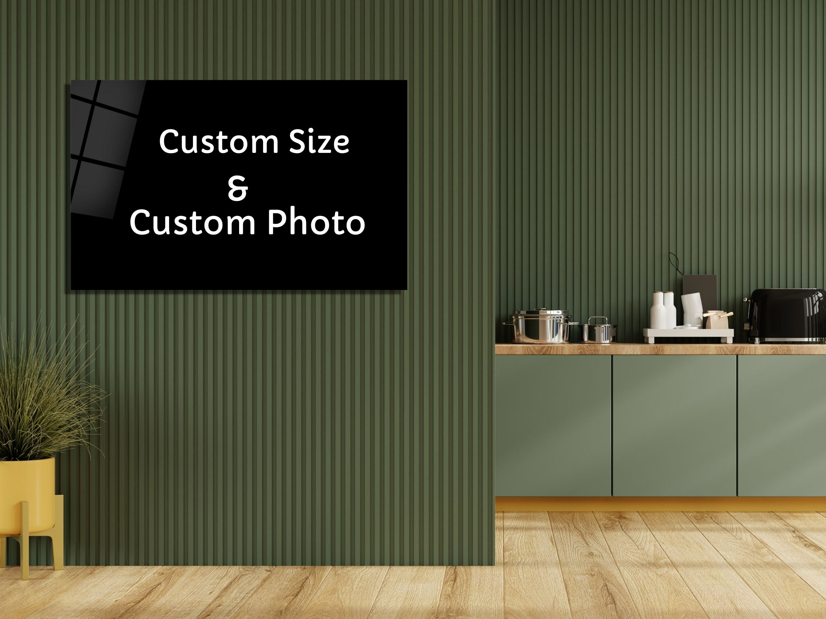 Tempered Glass Custom Wall Art-custom Glass Wall Art-personalized Wall ...