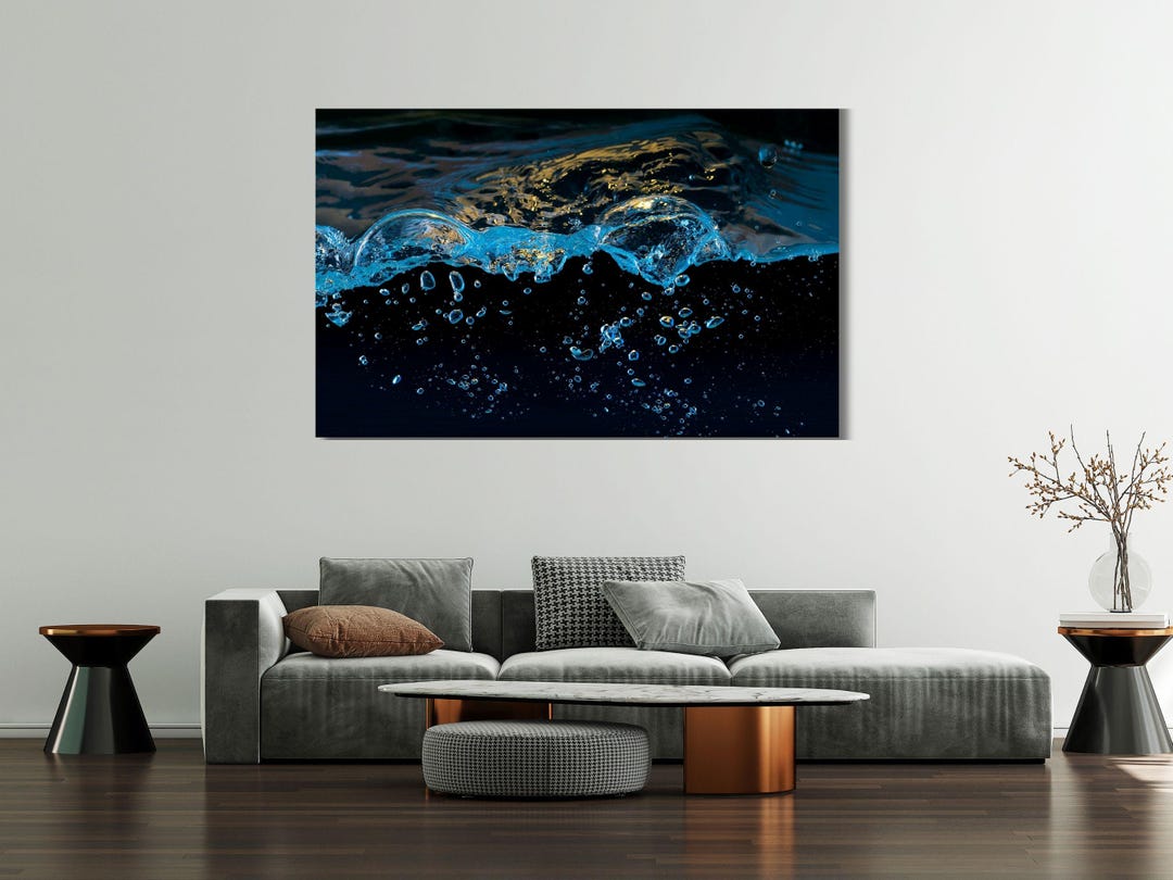 Dynamic Water Splash Art High-definition Abstract Liquid Motion Wall ...