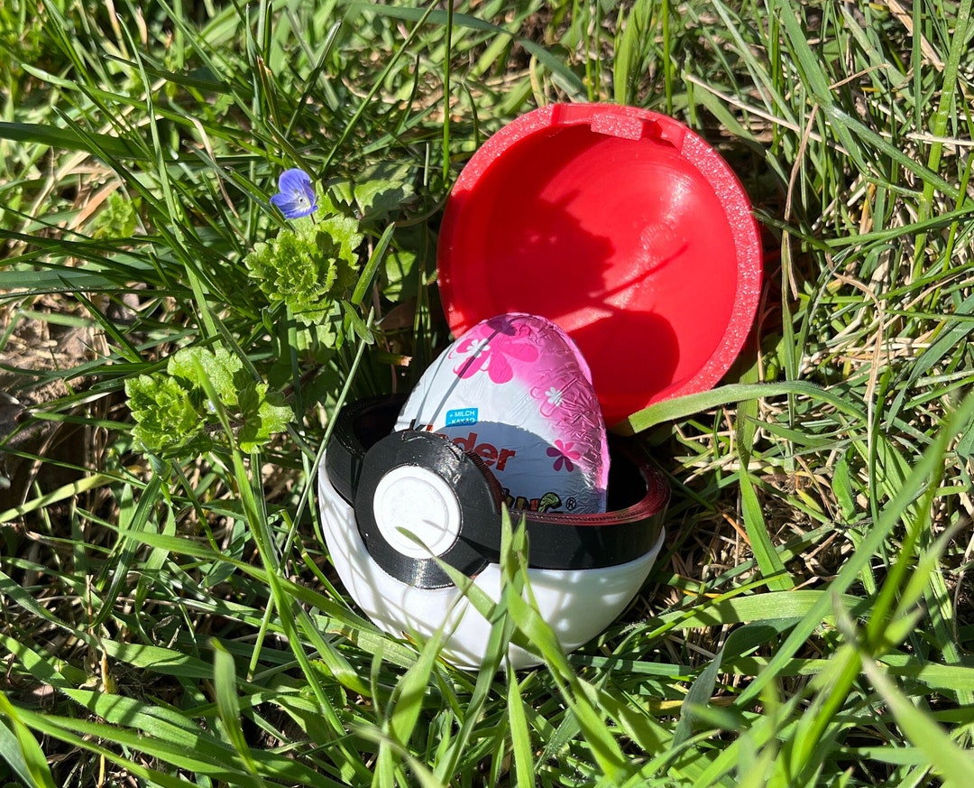 Pokeball Easter Egg Container With Surprise - Etsy