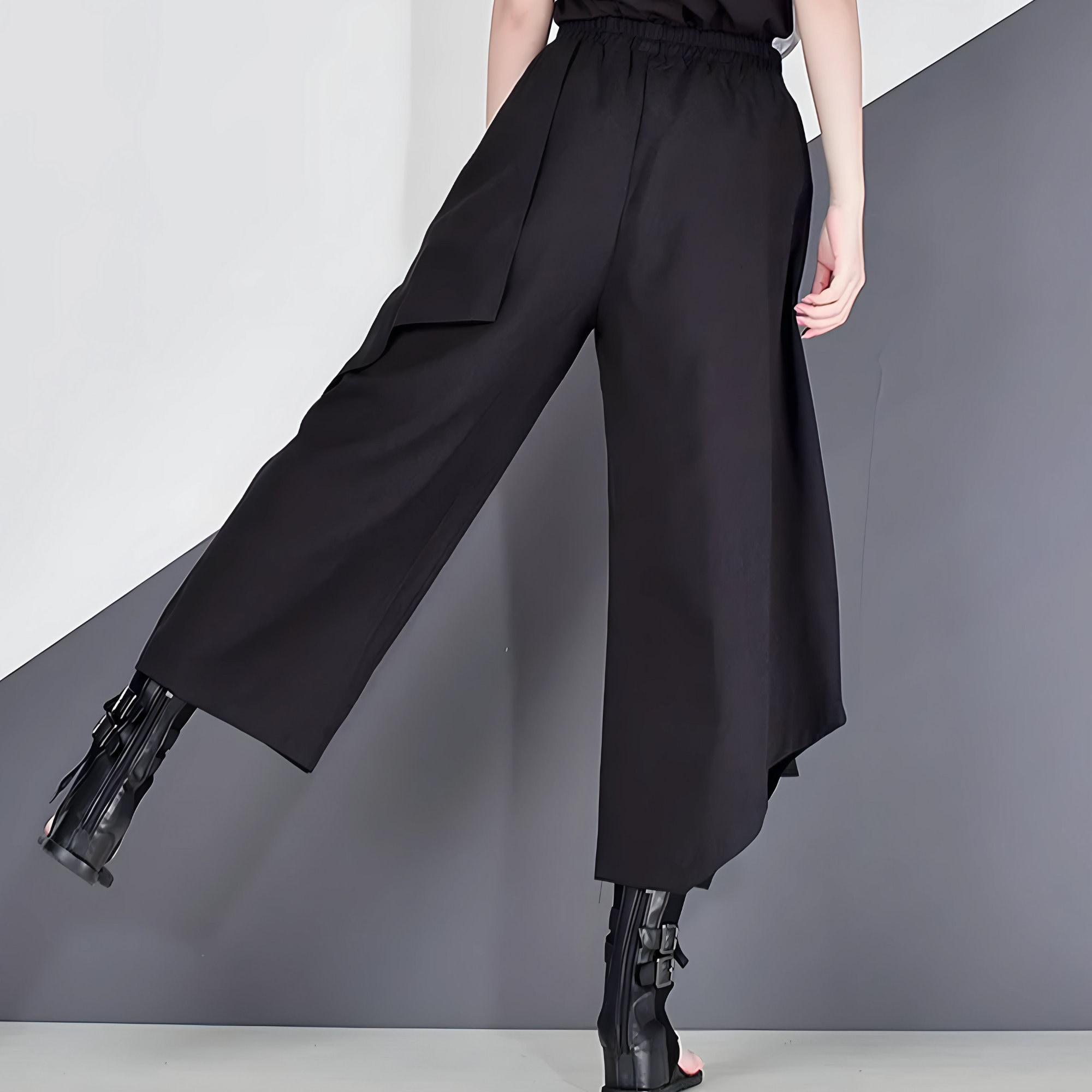 Hakama Cargo Pants Japanese Pants Tactical Pants Japanese Streetwear ...