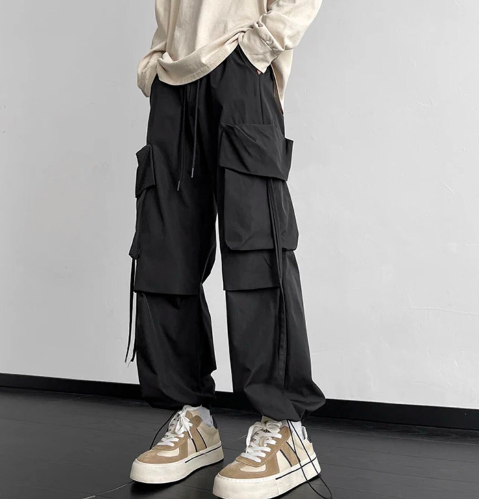 Hakama Cargo Pants Japanese Pants Tactical Pants Japanese Streetwear ...