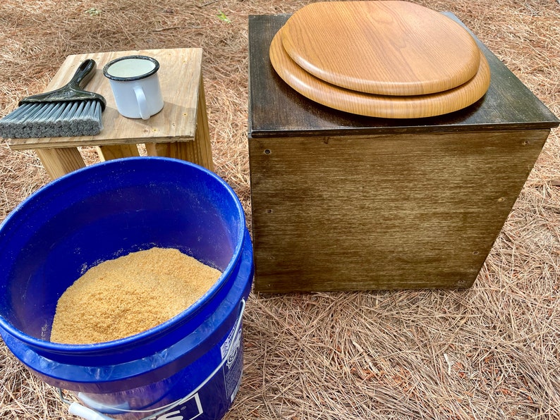 Honey Bucket Sawdust Toilet -- Easy DIY Plans Anyone Can Follow - Etsy