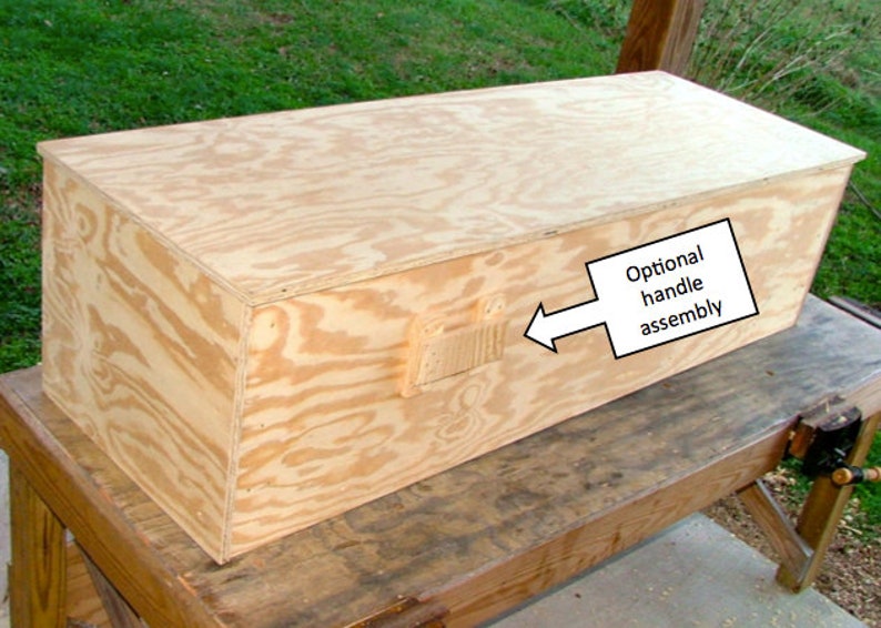 DIY Plywood Casket Plans -- You Can Build A Sturdy Coffin! - Etsy