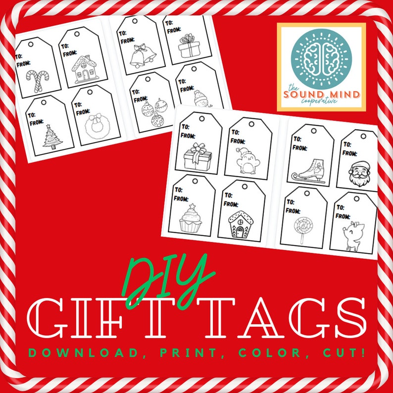 DIY Printable Gift Tags - Etsy
