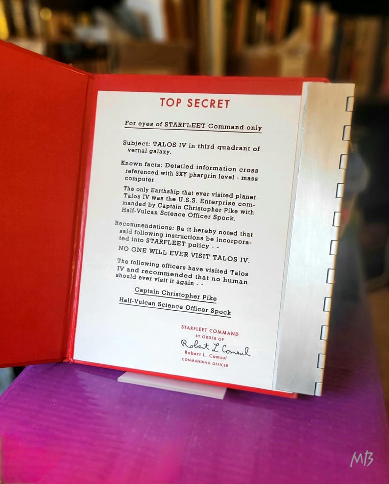 Trek Talos IV Report - Etsy