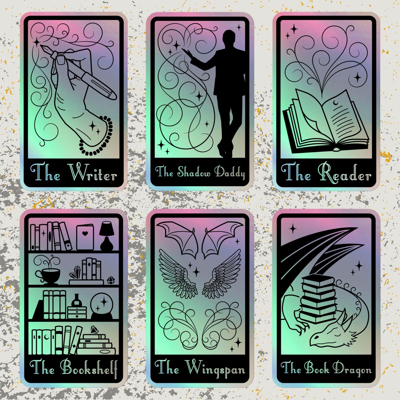 Bookish Tarot Card Stickers | Book Lover - Booktok - Bookstagram ...