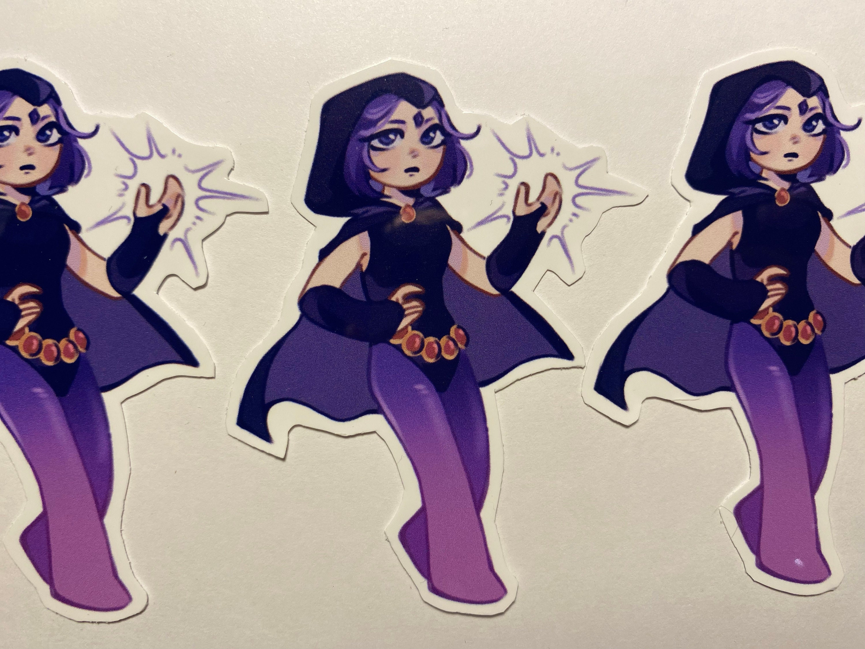 Teen Titans Starfire and Raven Stickers - Etsy
