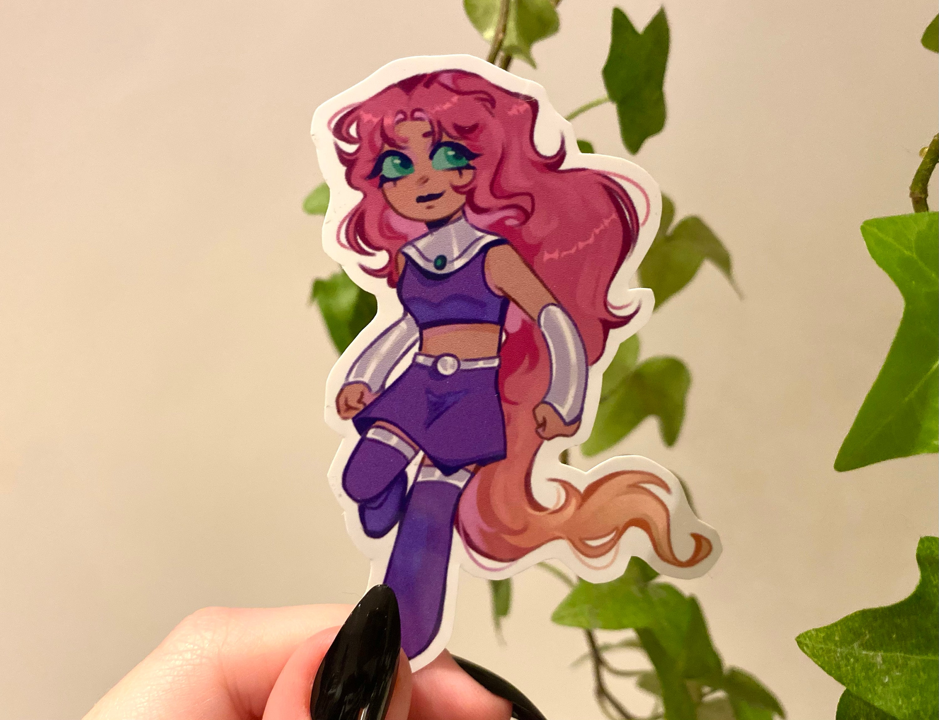 Teen Titans Starfire and Raven Stickers - Etsy