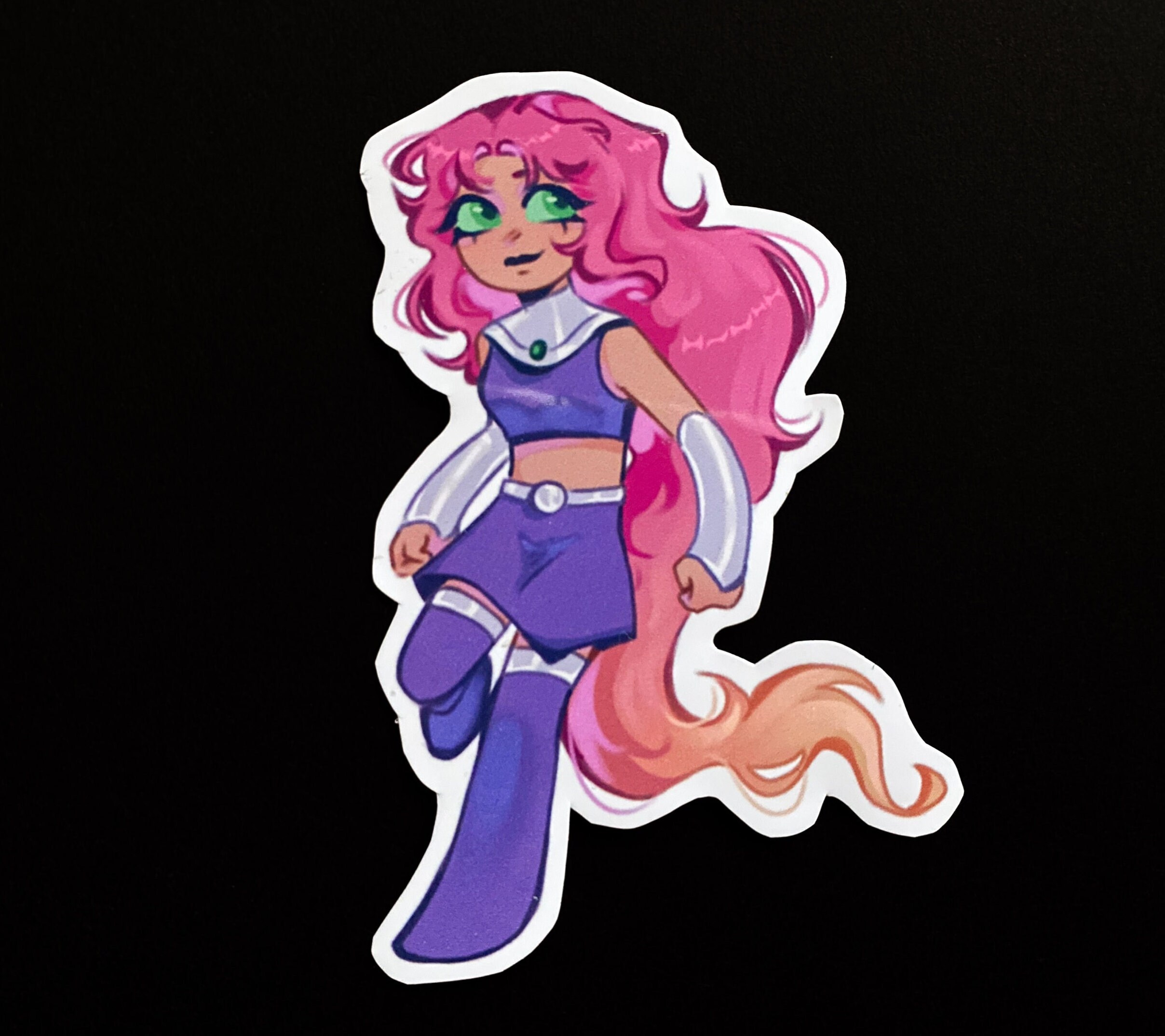 Teen Titans Starfire and Raven Stickers - Etsy