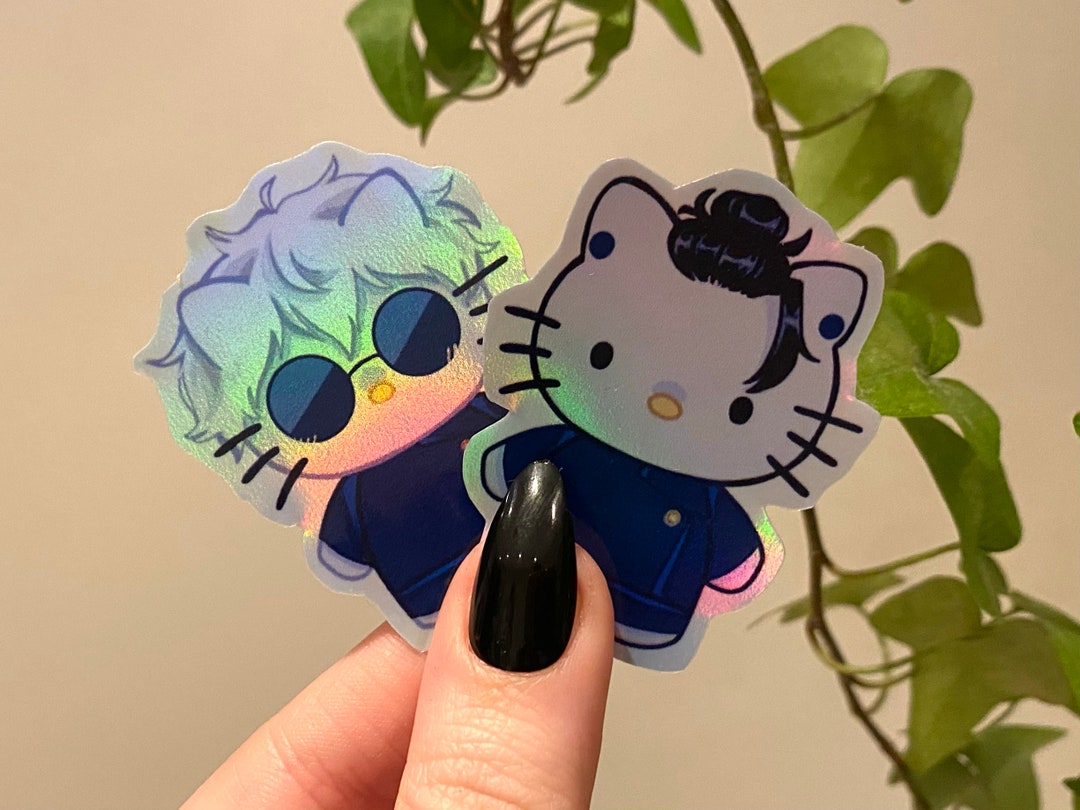 JJK Geto and Gojo Hello Kitty Stickers - Etsy
