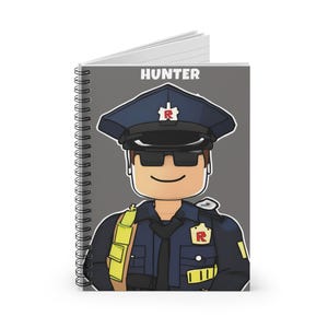 Custom Roblox Notebook,roblox Back to School Notebook,roblox Spiral ...