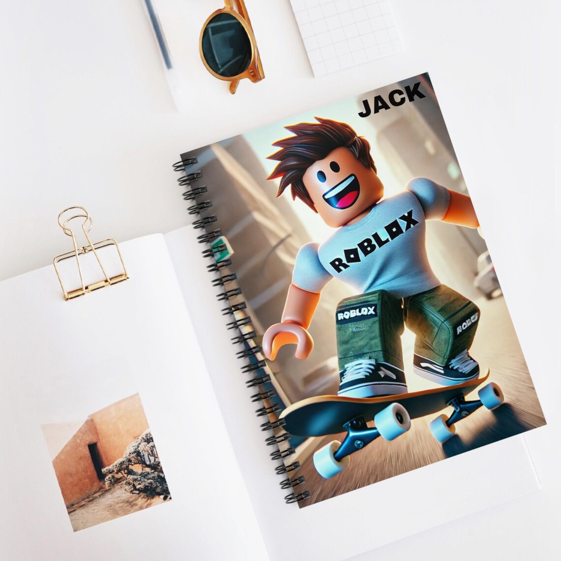 Custom Roblox Notebook,roblox Back to School Notebook,roblox Spiral ...