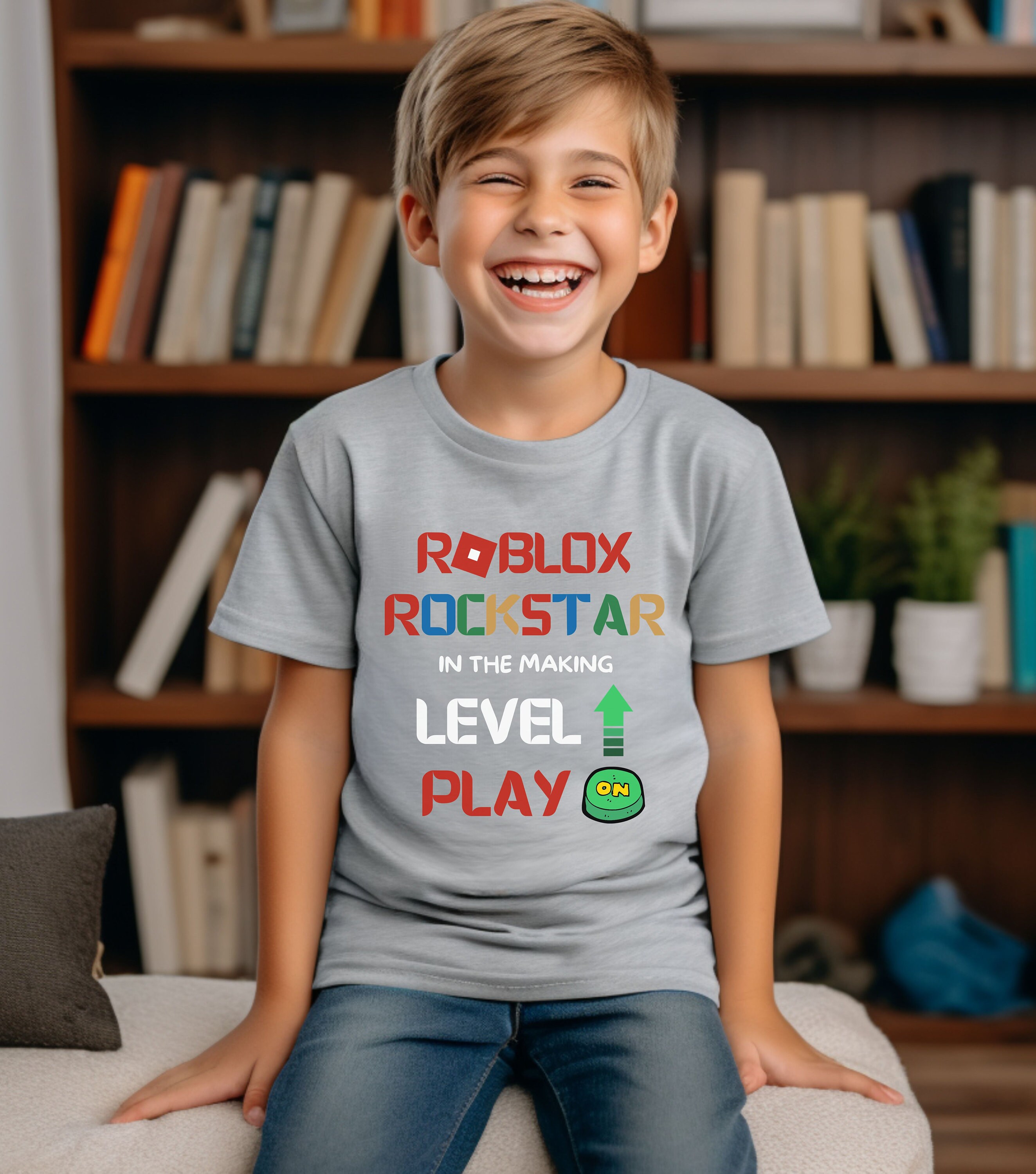 Roblox Kids Birthday Shirt, Roblox Shirt, Gamer Shirt, Roblox Lover ...