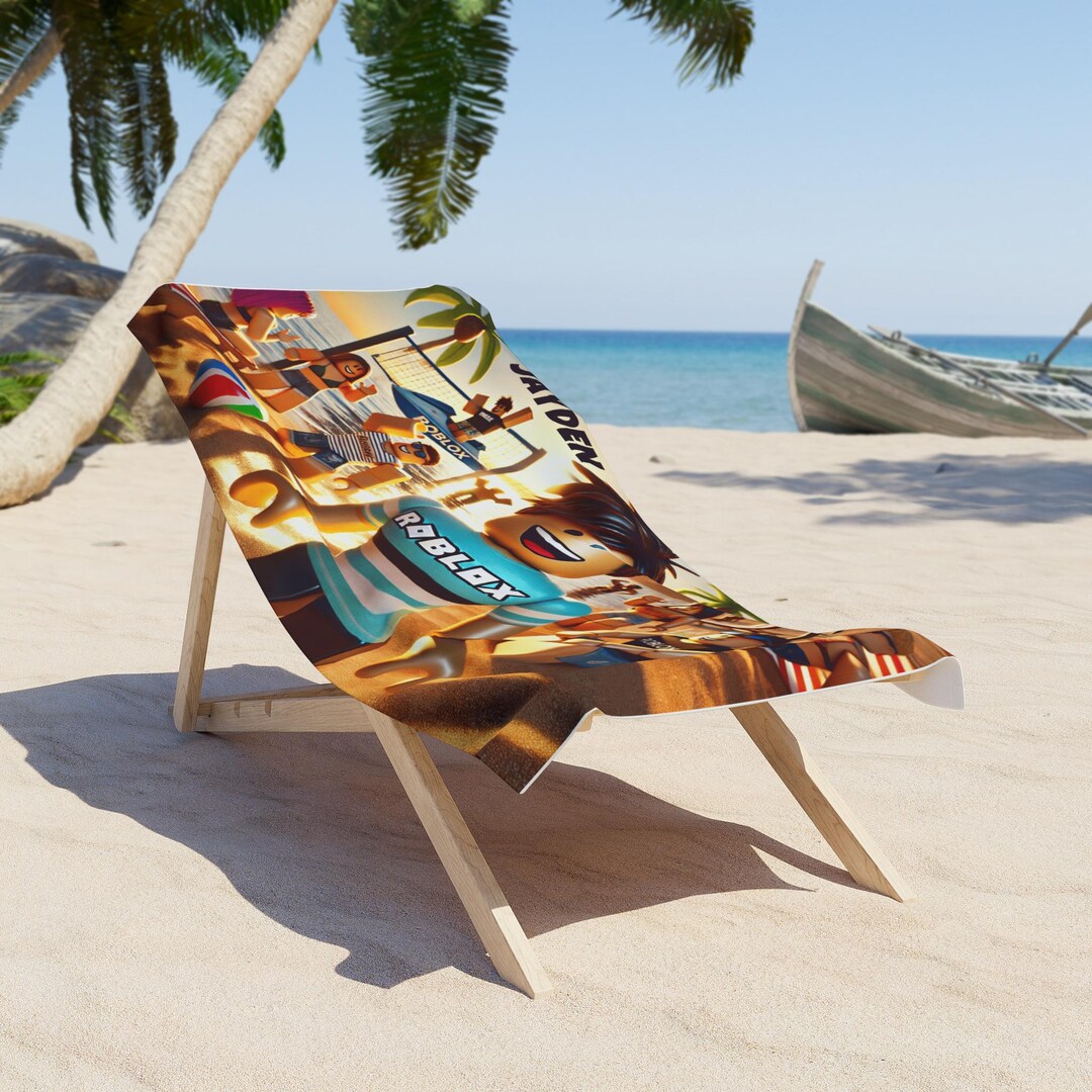 Custom Roblox Towel,roblox Beach Towel,roblox Bath Towel,roblox ...