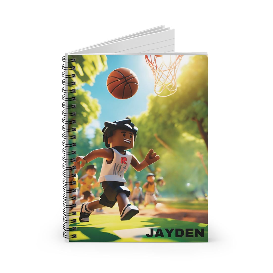 Custom Roblox Notebook,roblox Back to School Notebook,roblox Spiral ...