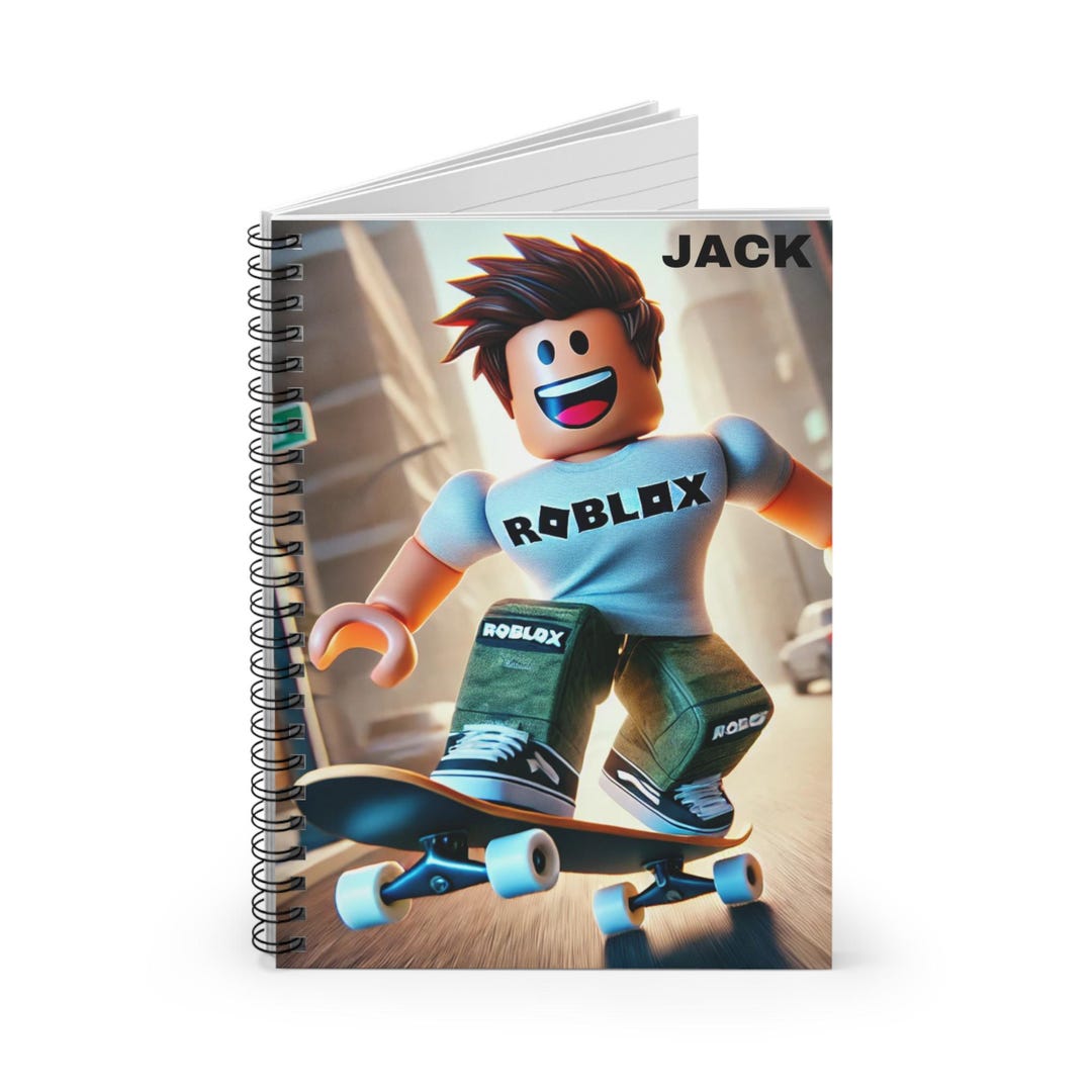 Custom Roblox Notebook,roblox Back to School Notebook,roblox Spiral ...