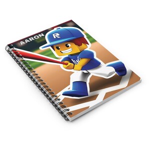 Custom Roblox Notebook,roblox Back to School Notebook,roblox Spiral ...