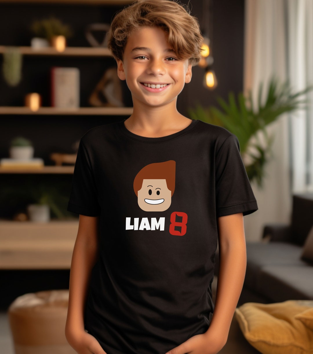 Custom Roblox Kids Birthday Shirt,roblox Shirt,gamer Shirt,roblox Lover ...