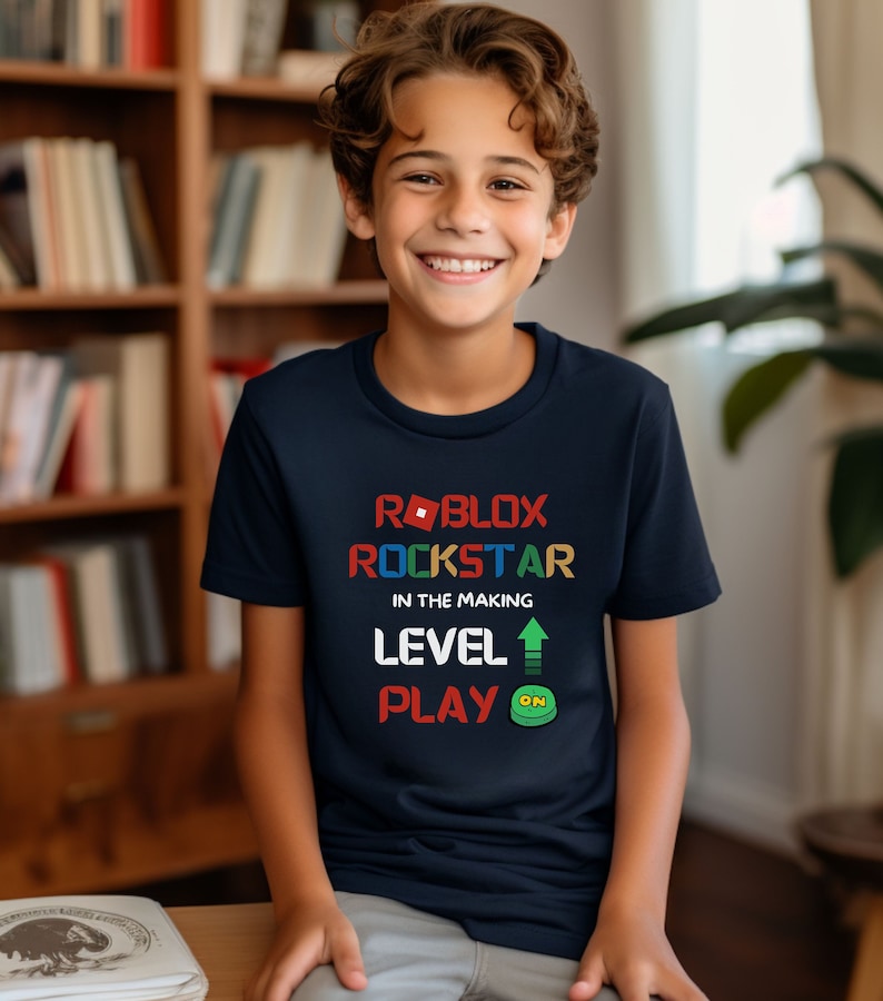 Roblox Kids Birthday Shirt, Roblox Shirt, Gamer Shirt, Roblox Lover ...