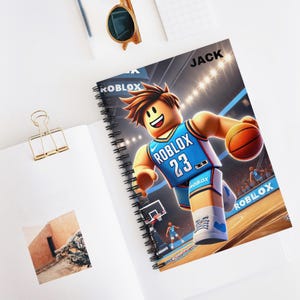 Custom Roblox Notebook,roblox Back to School Notebook,roblox Spiral ...