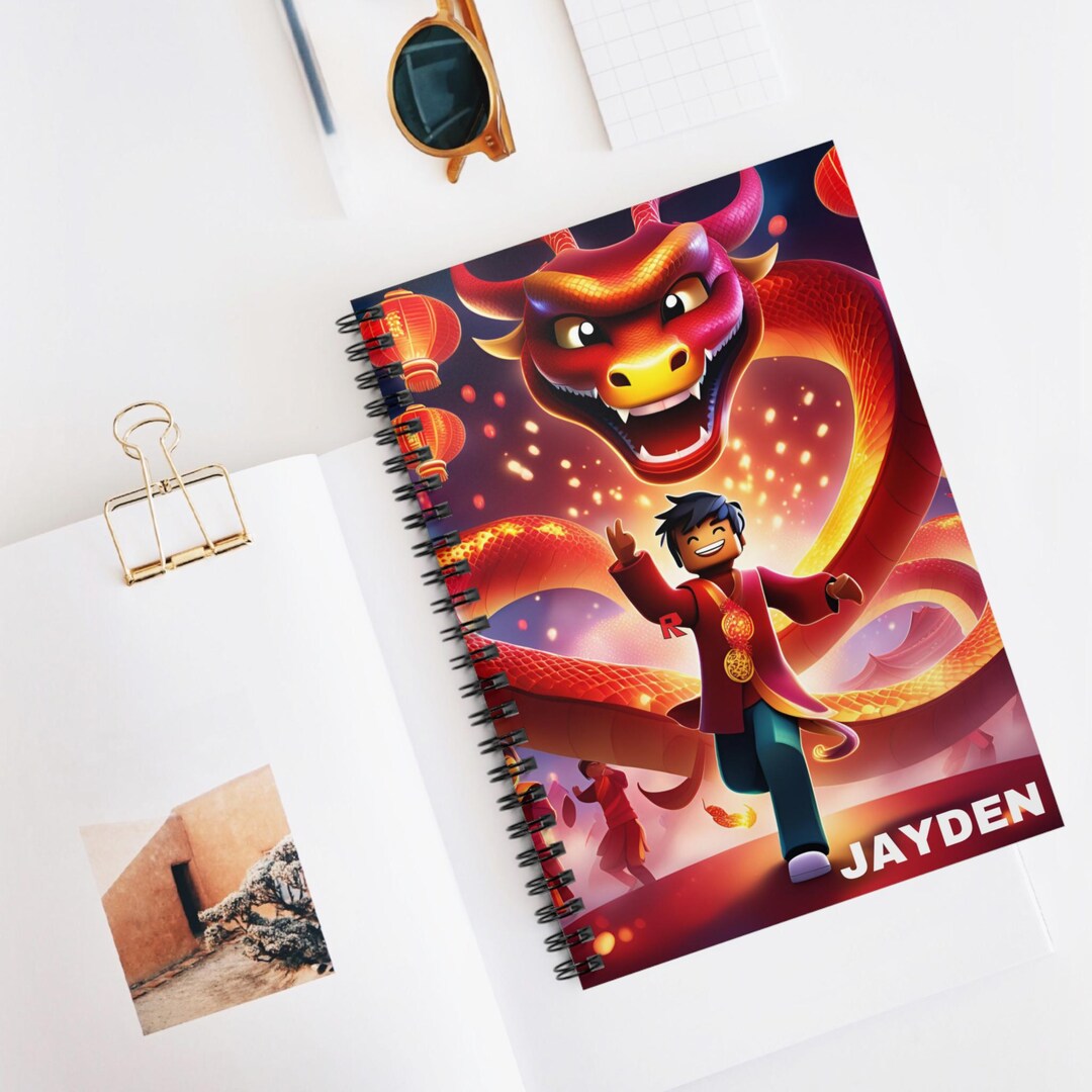 Custom Roblox Notebook,roblox Back to School Notebook,roblox Spiral ...