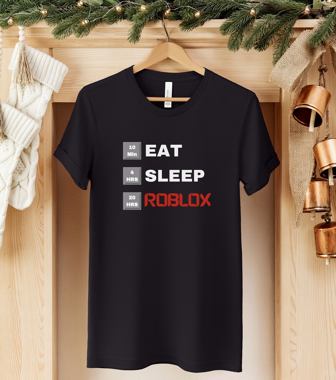 Eat Sleep Roblox T Shirt, Roblox Shirt,gamer Shirt,roblox Lover Shirt ...