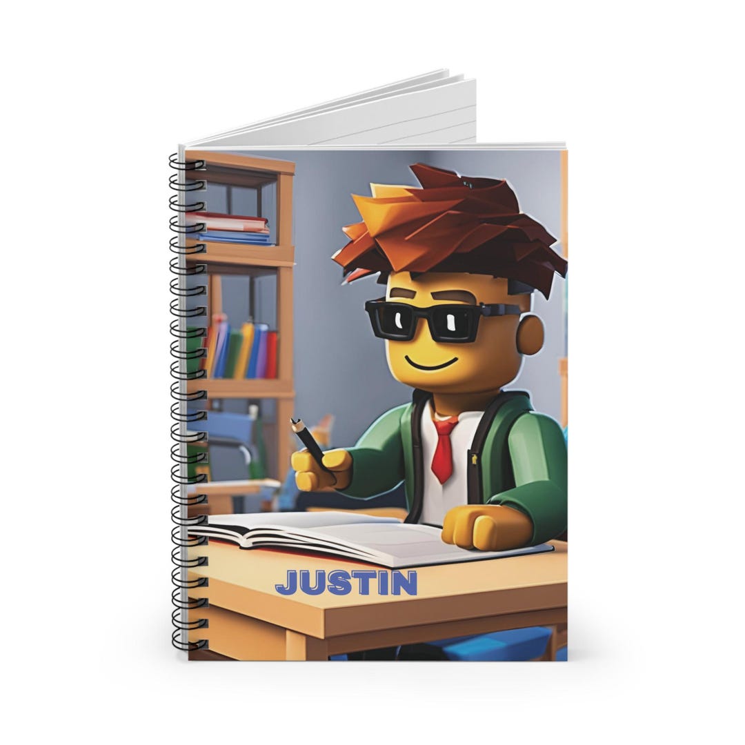 Custom Roblox Notebook,roblox Back to School Notebook,roblox Spiral ...