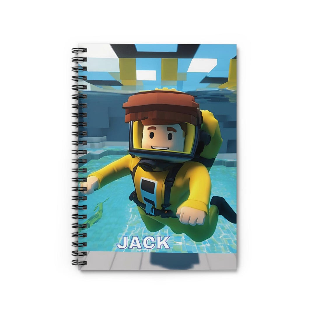Custom Roblox Notebook,roblox Back to School Notebook,roblox Spiral ...