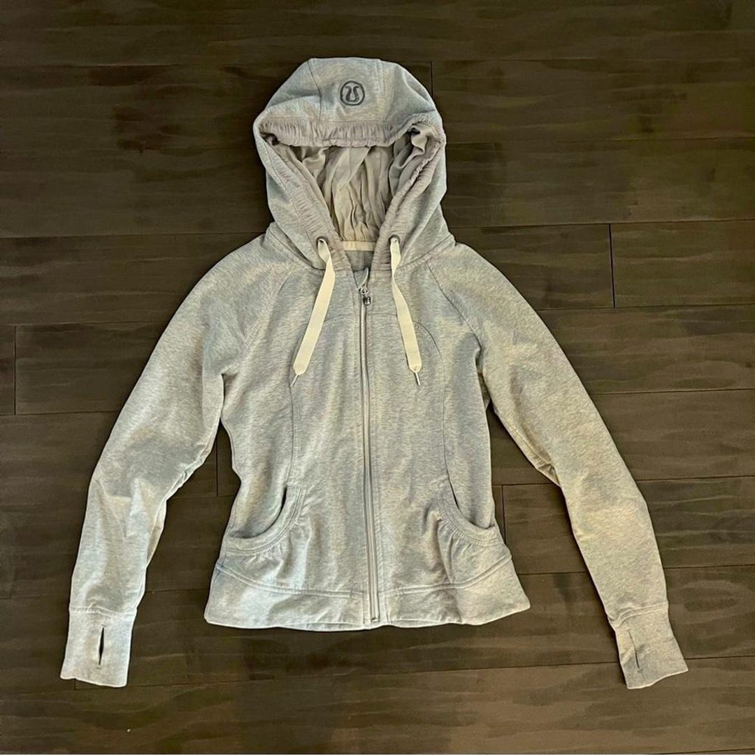 Lululemon Vintage Zip up Scuba Ruched Hood Jacket Medium - Etsy