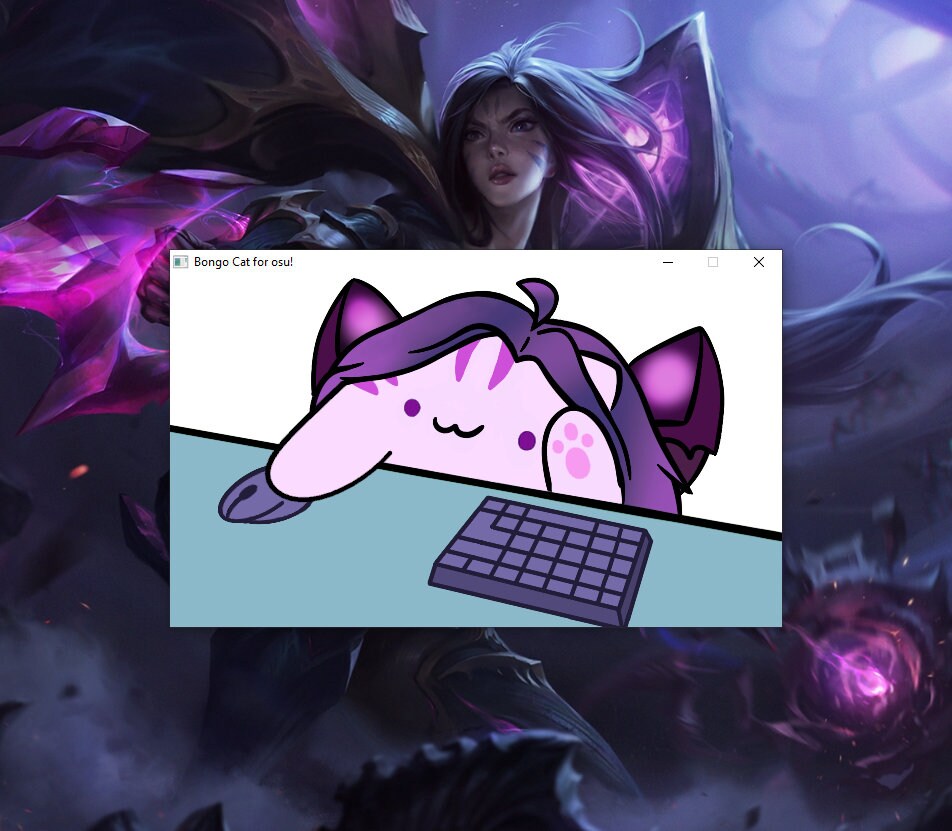 League of Legends Kaisa Bongo Cat Virtual Cam App for - Etsy UK