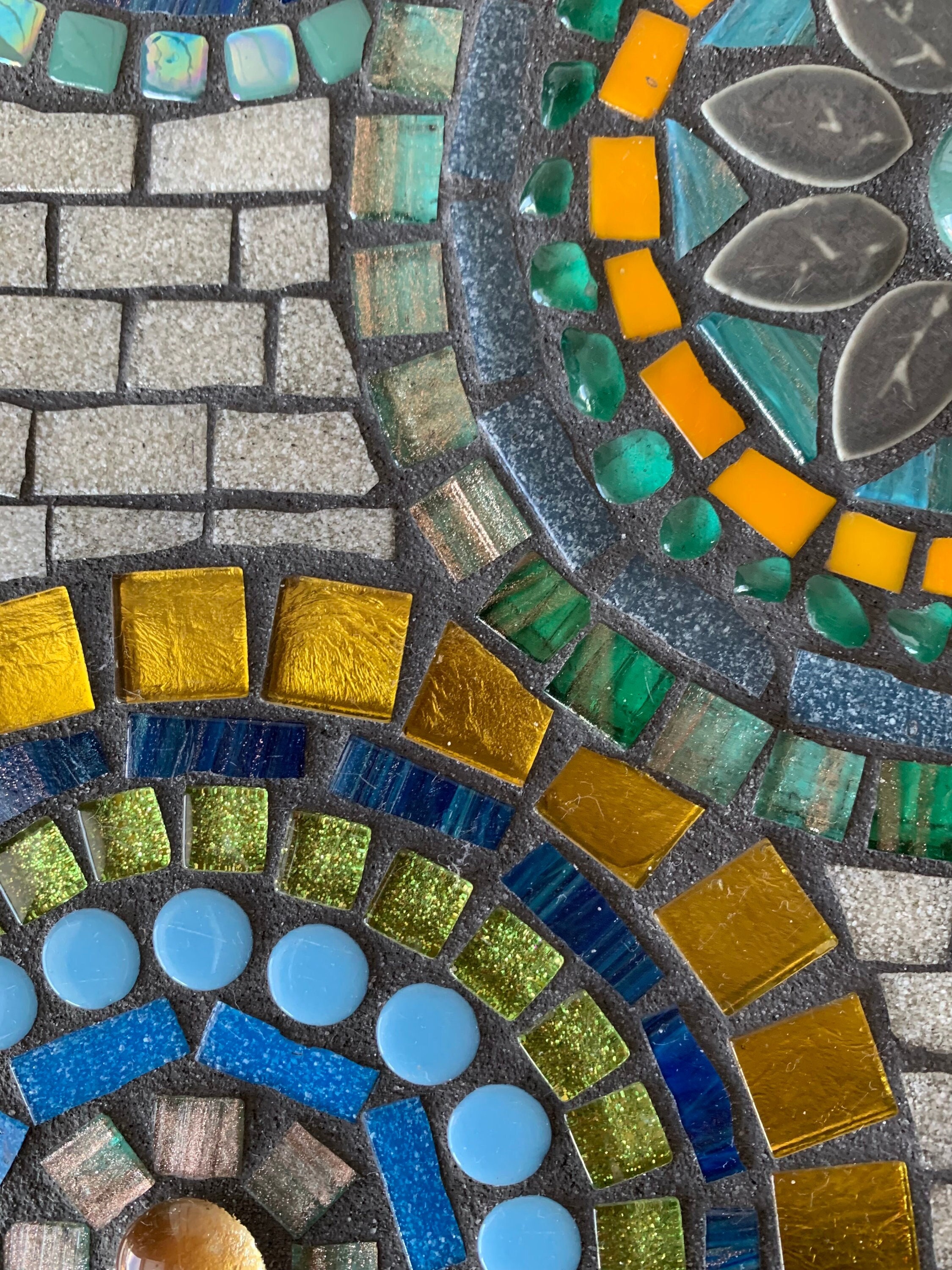 Floating Orbs Mosaic Art - Etsy