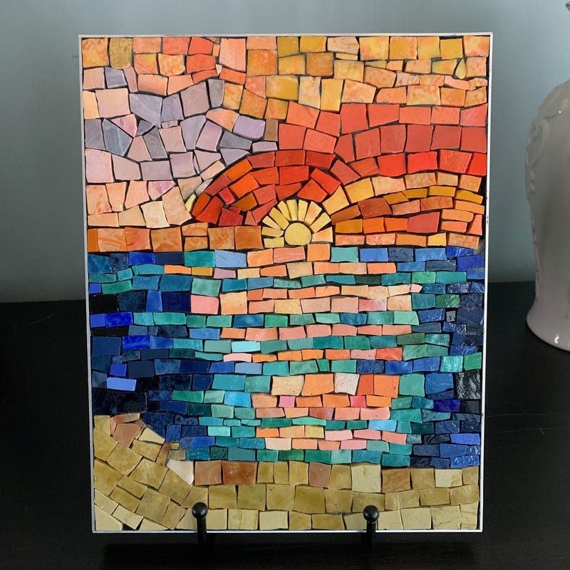 Sunset Mosaic - Etsy