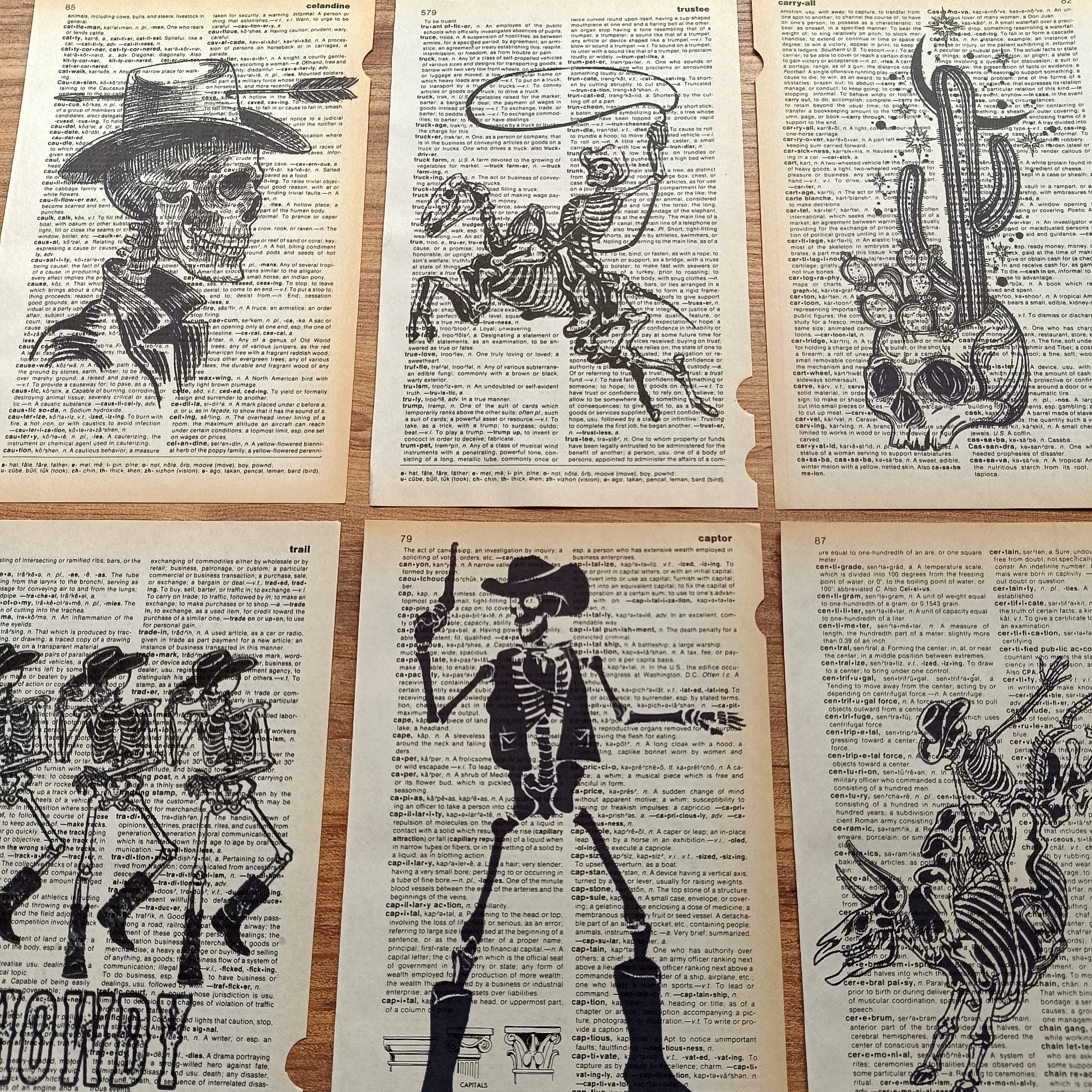 Vintage Cowboy Art, Skeleton Poster, Cowboy Skeleton, Cowboy Skull ...