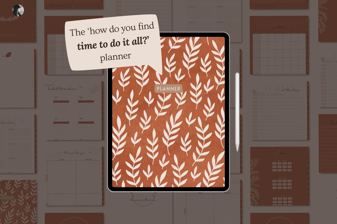 Simple Digital Planner Yearly Productivity Planner Weekly Planner ...