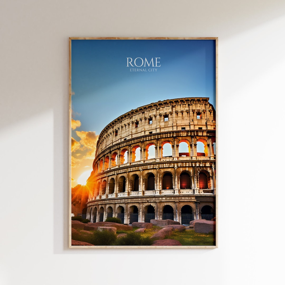 Rome Print Rome Poster Rome Wall Art Rome Art Print Rome - Etsy