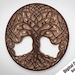 Multilayer Laser Cut File for Creating Tree of Life Wooden 3D Wall Art ...